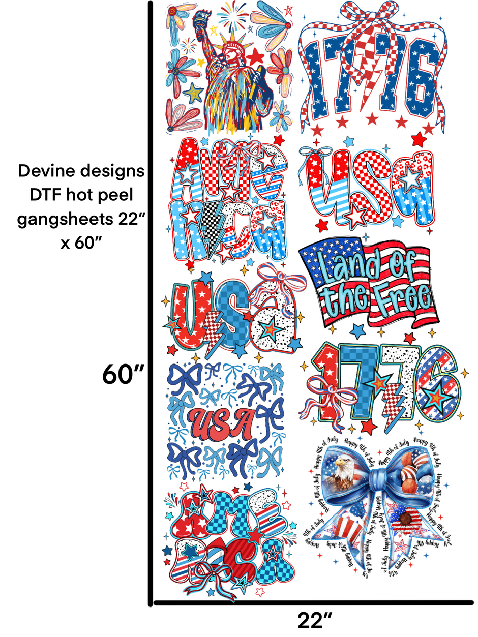 Custom DTF, Gang sheets, T-shirts, Sweatshirts, and SO MUCH MORE – Devine Designs